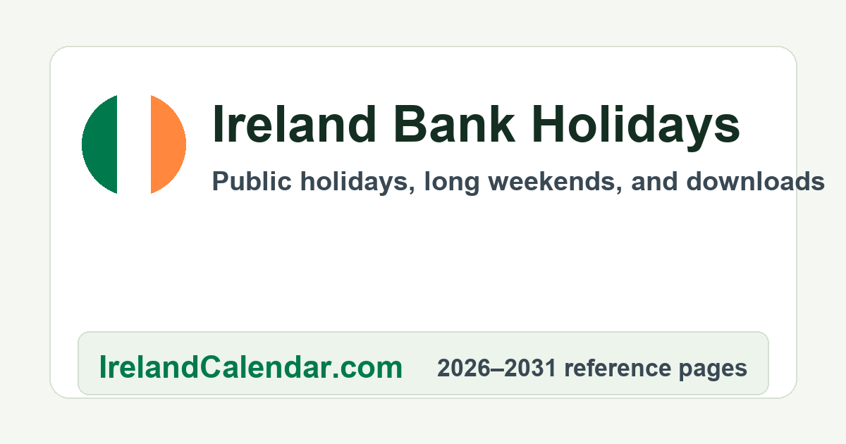 When is Father’s Day in Ireland in 2026? | IrelandCalendar